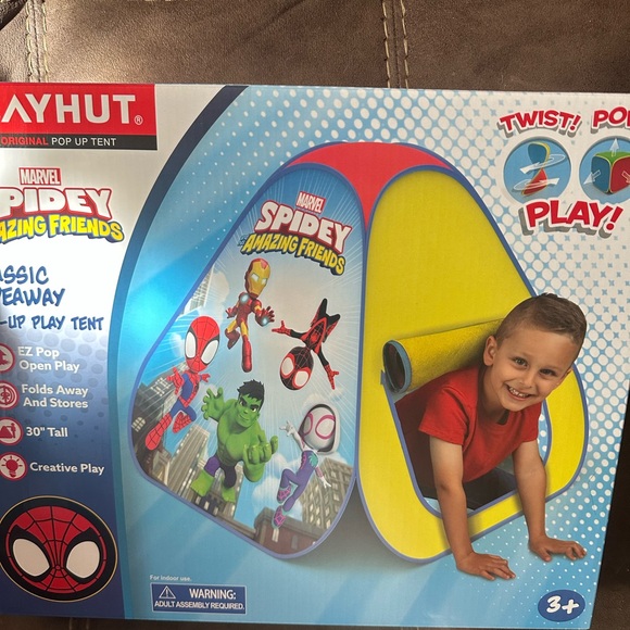 Marvel | Toys | Marvel Spidey Amazing Friends Play Tent Red Blue Yellow ...